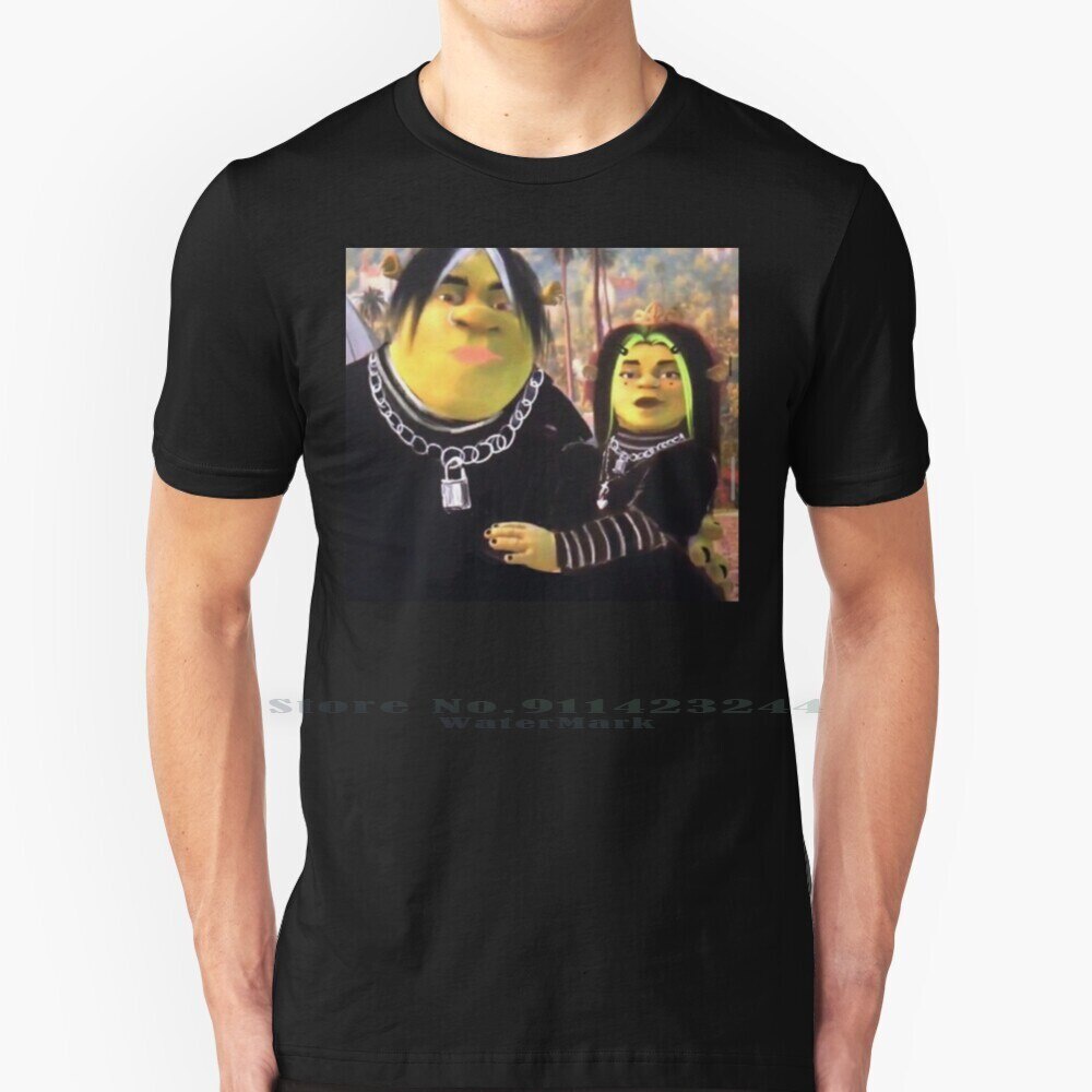 Eboy Shrek And Egirl Fiona T Shirt 100% Pure Cotton Eboy Egirl Trendy ...