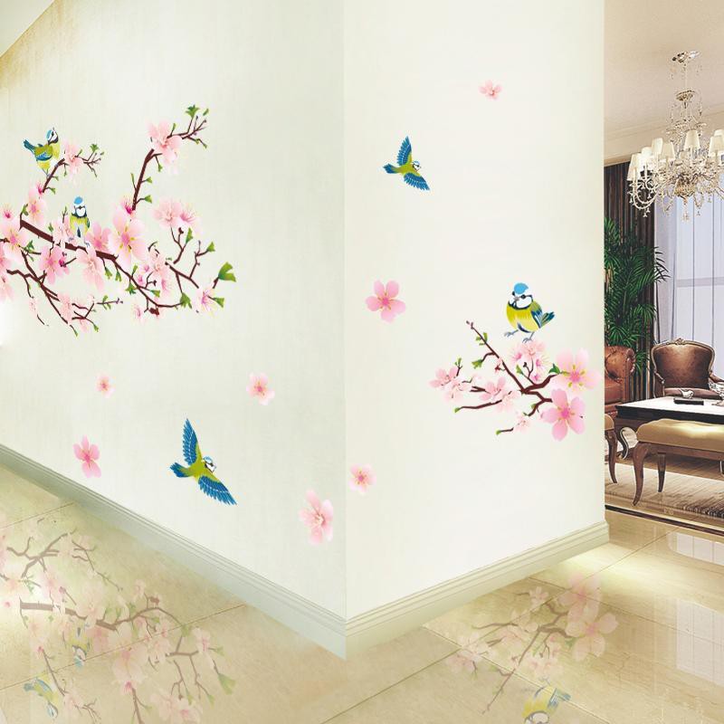 Nordic Wall INS wall sticker painting living room wall corner wall ...