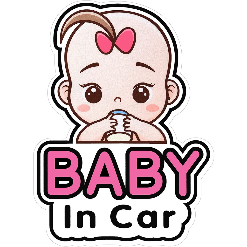 Sticker logo and sticker stroller girl, sticker stroller, billboard ...