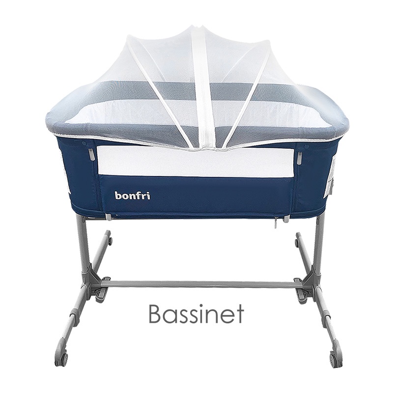 Bonfri S5 Rock & Relax Bassinet + Playpen (With Travel Bag & Mosquito ...