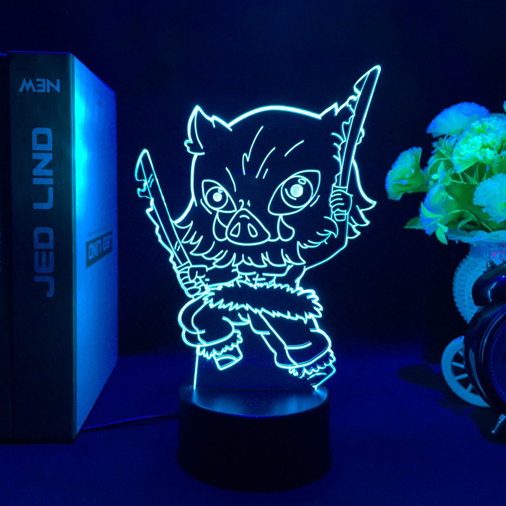 3d Led Night Light Anime Demon Slayer Kimetsu No Yaiba for Bedroom ...