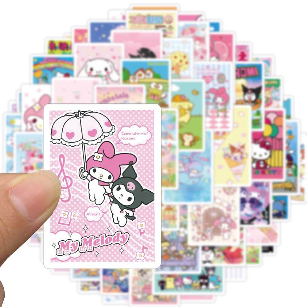 [Large stickers]62Pcs Sanrio Poster Stickers for Motorcycle Skateboard ...