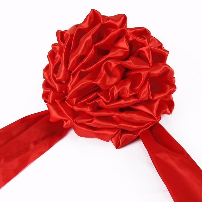 Red colored cloth cloth hanging door new house house Housewarming new ...