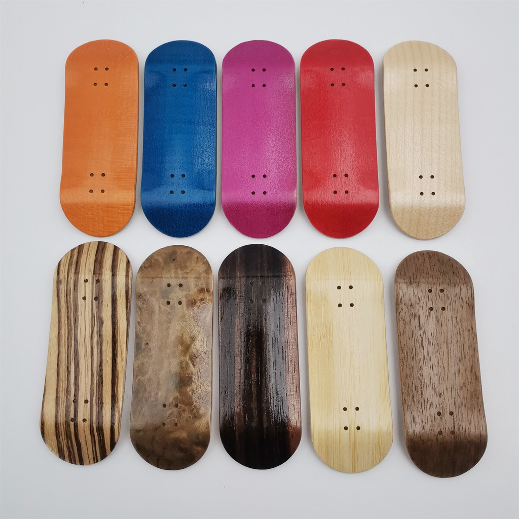 Low Concave Fingerboard Deck 34mm Professional Handmade Canadian Maple ...