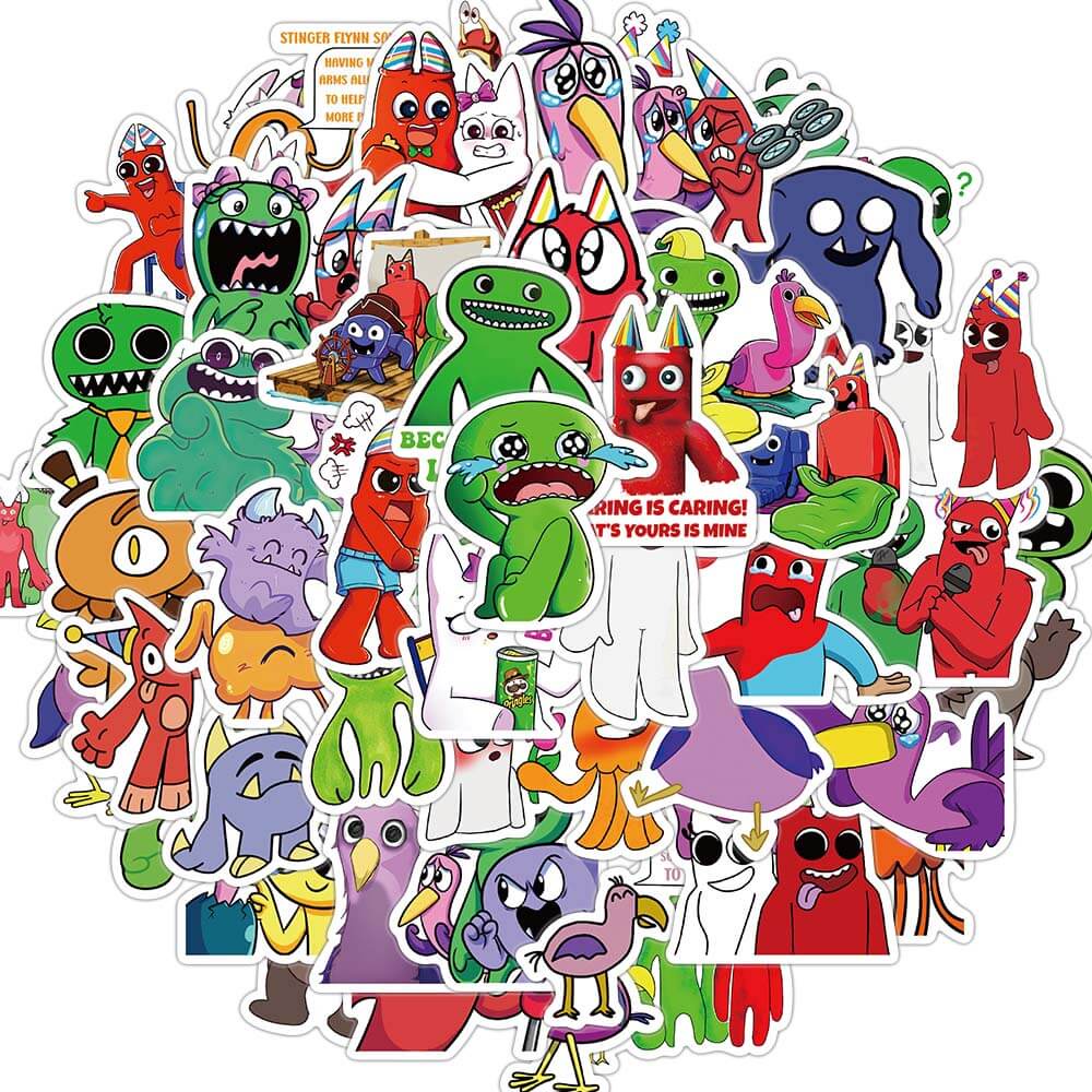 [Large stickers]50Pcs Hot Game Garten of BanBan Graffiti Stickers for ...