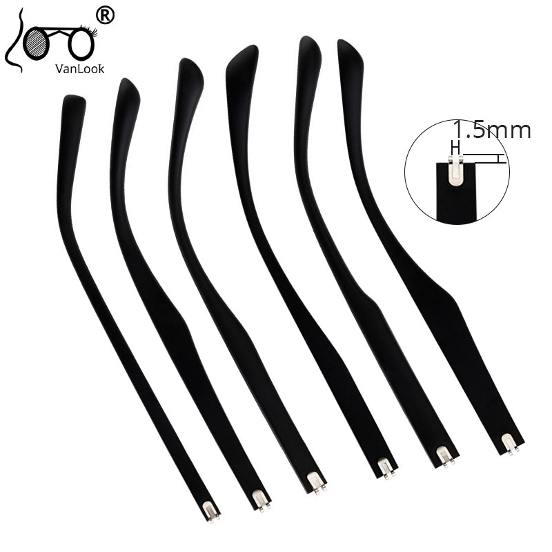 VANLOOK Glasses Temple Arm Replacement Double Teeth TR90 Spectacle Leg ...