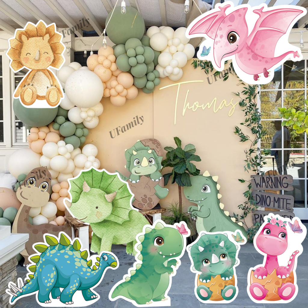 Dinosaur KT Board Kid Themed Party Decoration Baby Shower Backdrop ...
