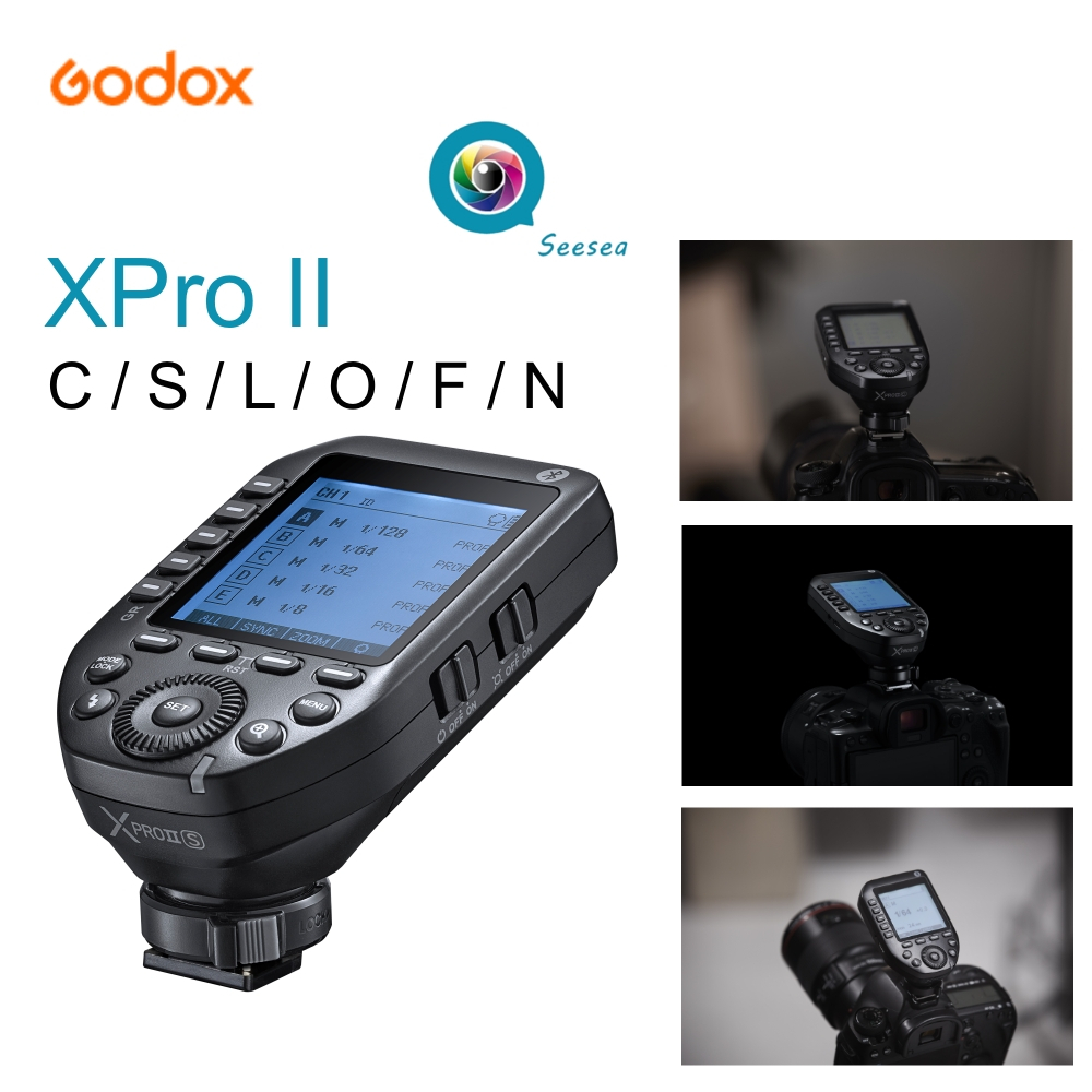 Godox Xpro II TTL Wireless Flash Trigger 1/8000s HSS TTL-Convert-Manual ...