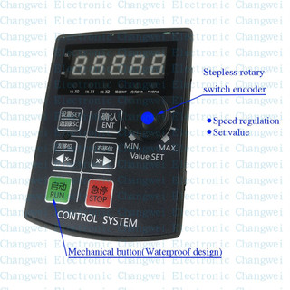 Motor Controller HF020 five-digit display positive and negative limit communication stepper ...