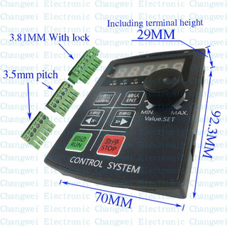 Motor Controller HF020 five-digit display positive and negative limit communication stepper ...