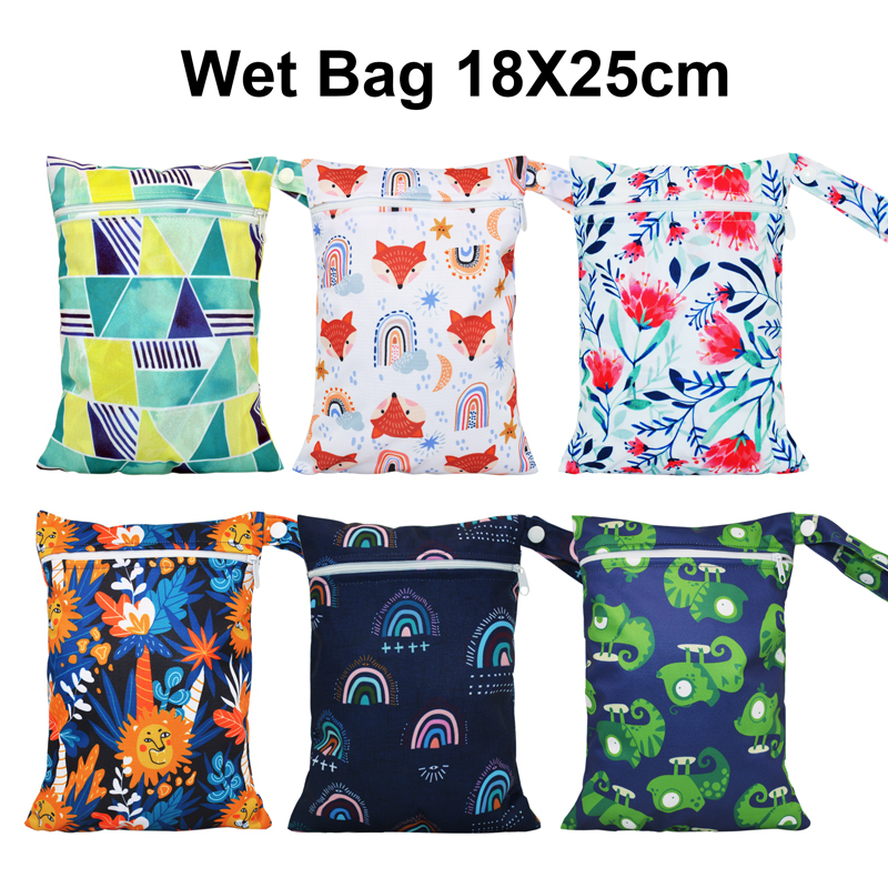 Nappy Diaper Bags Waterproof Wet Bag Reusable Small Maternity Bag ...
