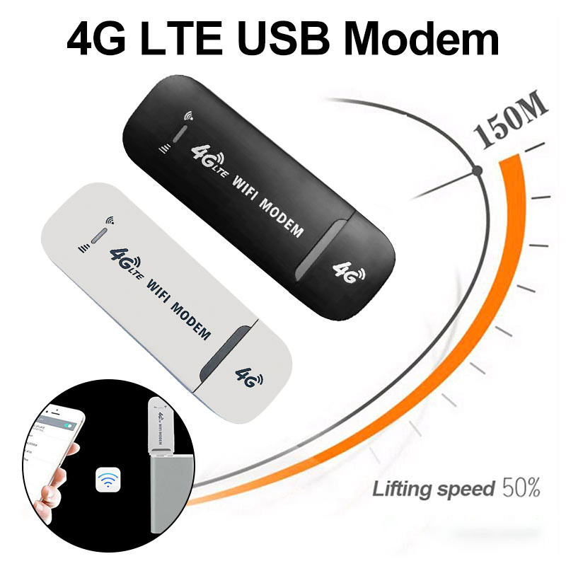 4G LTE Wireless USB Dongle WiFi Router 150Mbps Mobile Broadband Modem Stick Sim Card USB Adapter ...