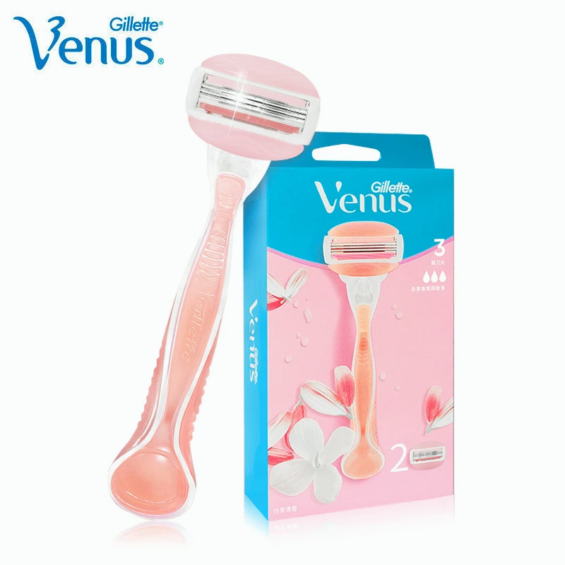Gillette Venus Shaver Epilator Shaving Razors Handle Trimmer Spa Breeze Pink Lady for Girl ...