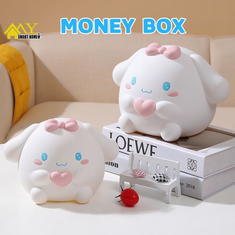 Cinnamoroll Money Box Cartoon Style Resin Coin Box, Fall prevention ...