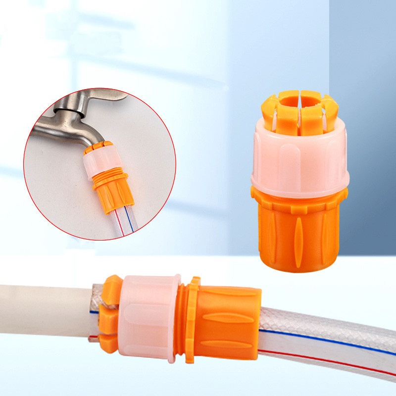 Faucet connector hose to hard pipe adapter quick connector mesh pipe ...