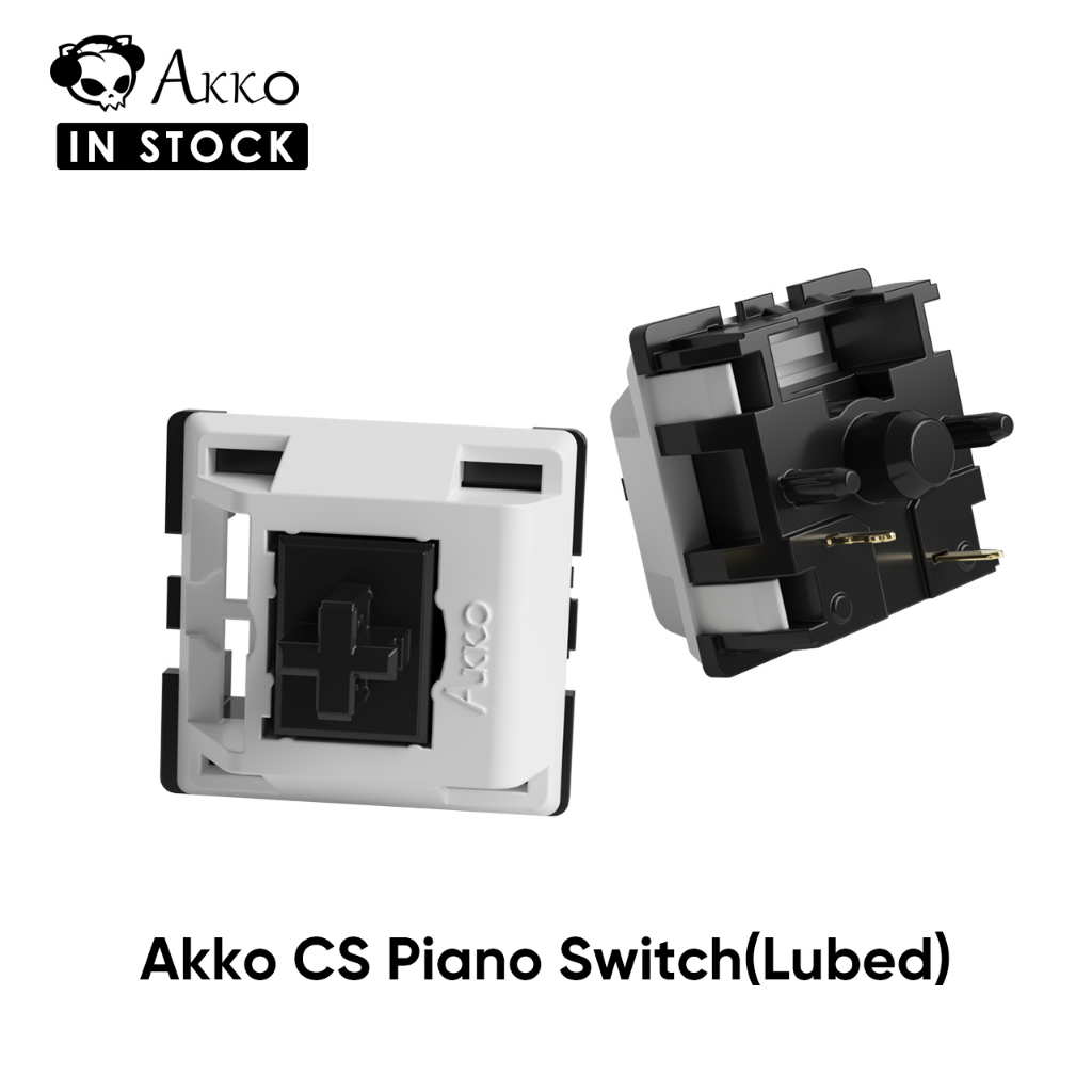 Akko 2 Pack-90 Pcs Piano Lubed Switches With 5-Pins For Mx Mechanical ...