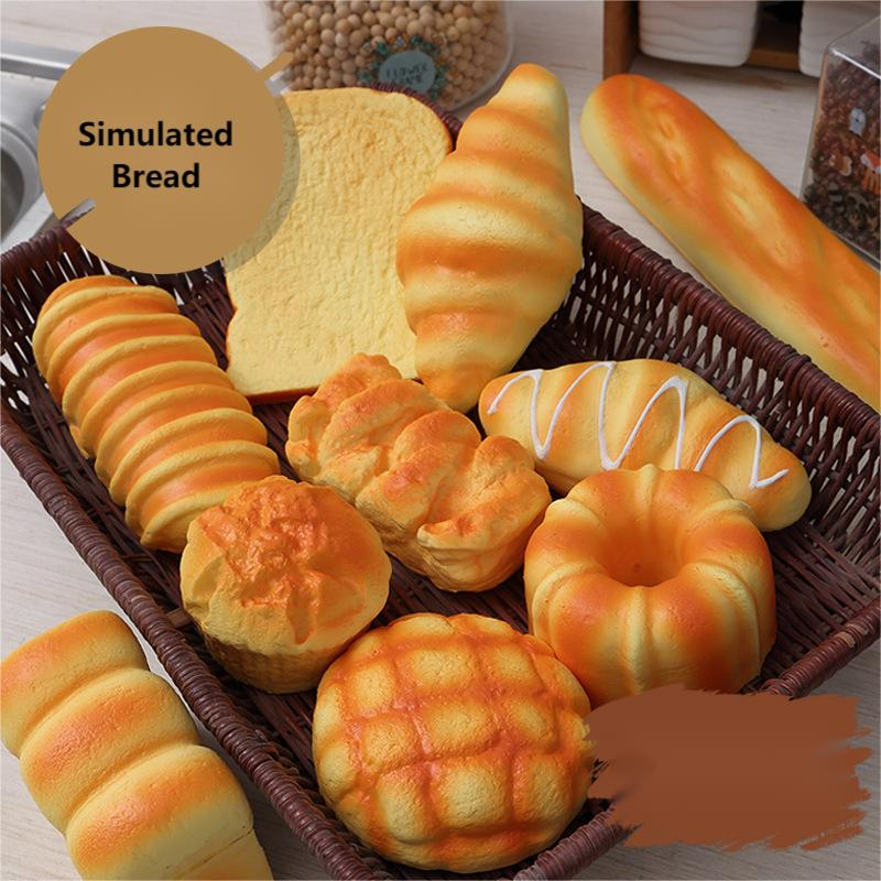 Simulation Bread Play House Toys Pinch Music Fake Food Photography ...