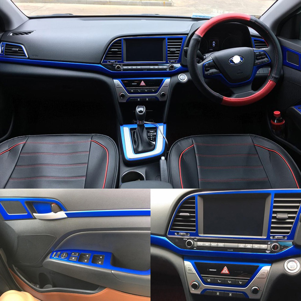 Car-Styling 3D/5D Carbon Fiber Car Interior Center Console Color Change ...