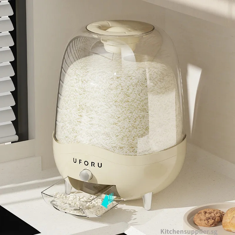 【Ready Stock】Rice Storage Container Box Dispenser Ideas For Kitchen ...
