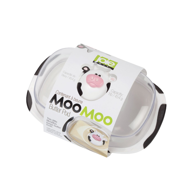 joie MooMoo Butter Pod Buter Dish Cow Butter Storage Box with Cheese ...