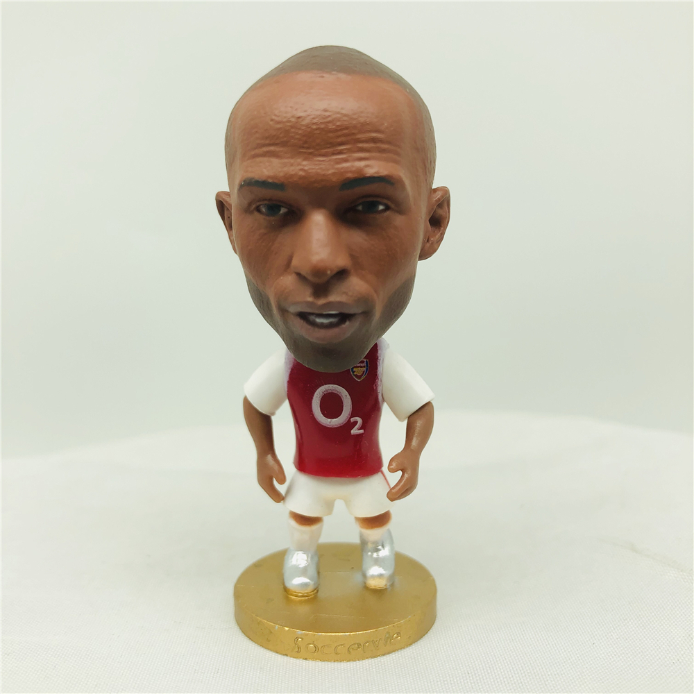 Soccerwe soccer star dolls Thierry Henry figurines red kit 14 Arsenal ...