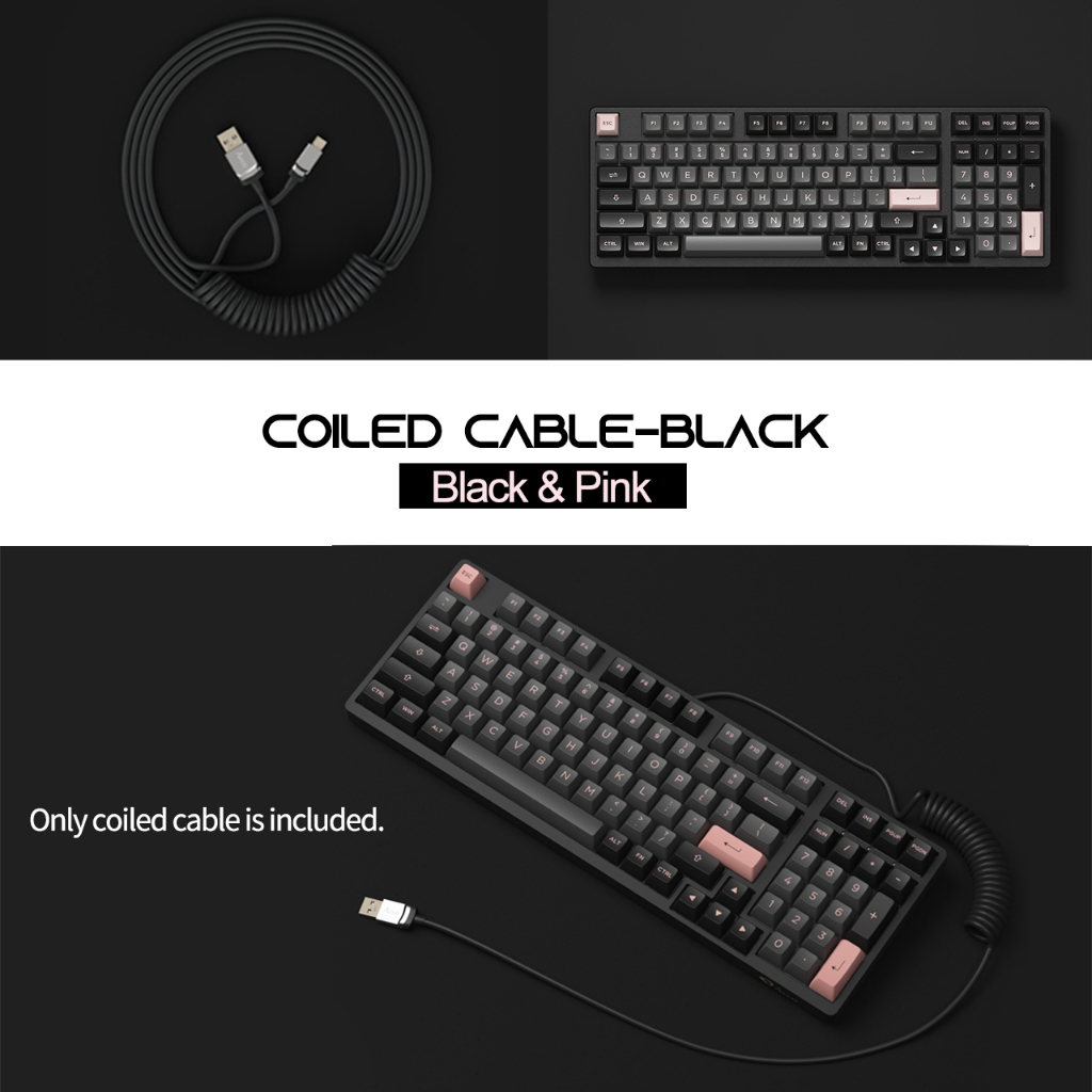 Akko Keyboard Cable with Coil, High-strength and Elasticity, Customized ...
