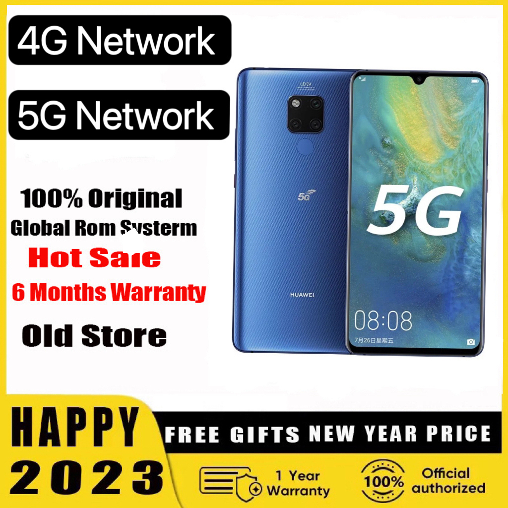 Global Rom Huawei Mate 20 X 5G 4G 128GB 256GB Android Cell Phone ...