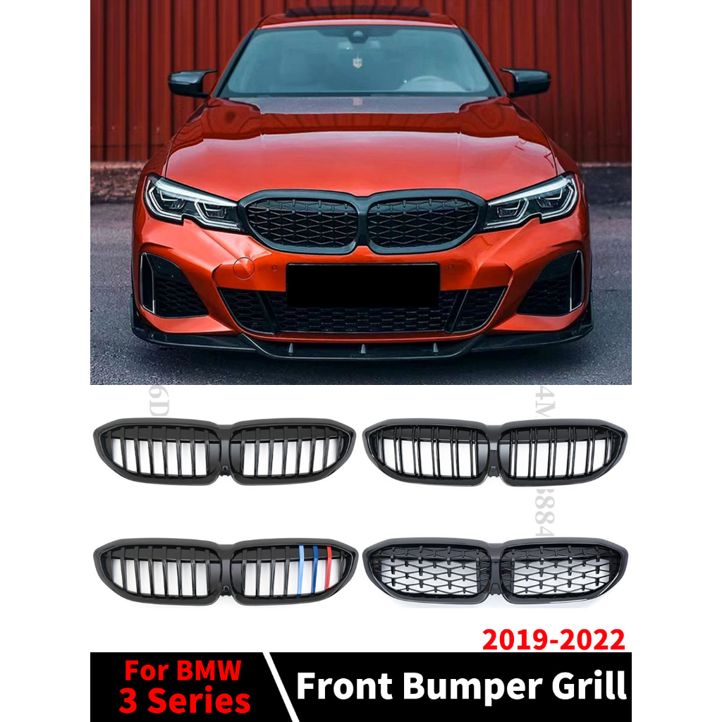 Front Radiator Grid Grille Kidney Grill Tuning Mesh For BMW 3 G20 G21 ...