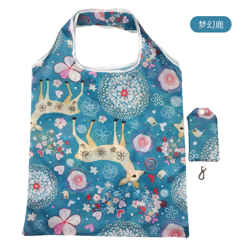 Foldable Shopping Storage Bags for Groceries Recyclable Grocery Tote ...