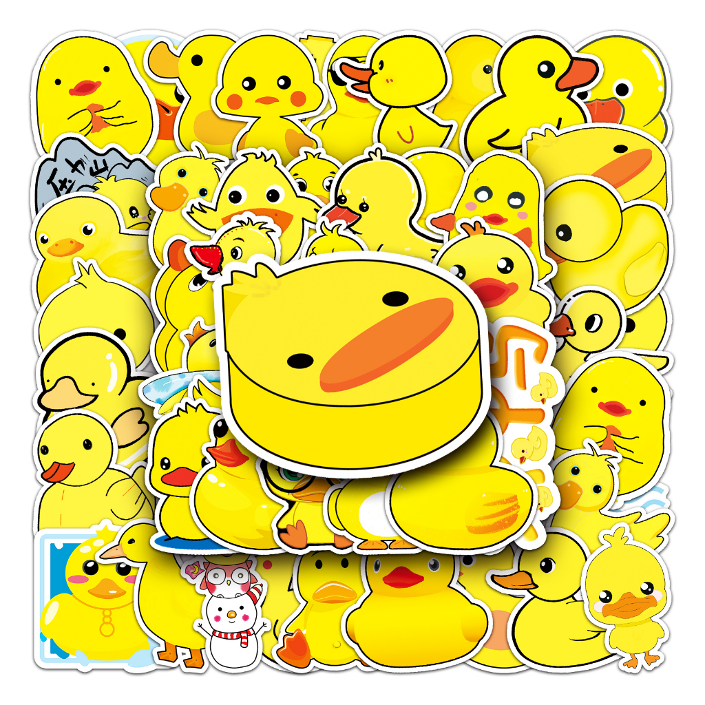50 Piece Funny B.Duck Stickers Waterproof DIY For Phones Laptop Car ...