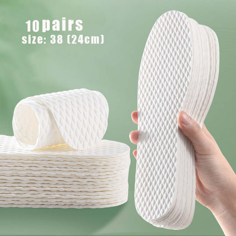10 pairs, disposable insoles, sweat-absorbing and deodorant, summer ...