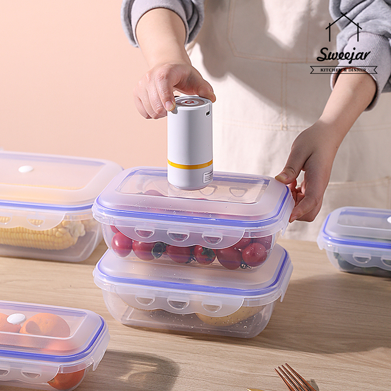 SWEEJAR PP Lunch Box Sealed Vacuum Storage and Preservation Box ...