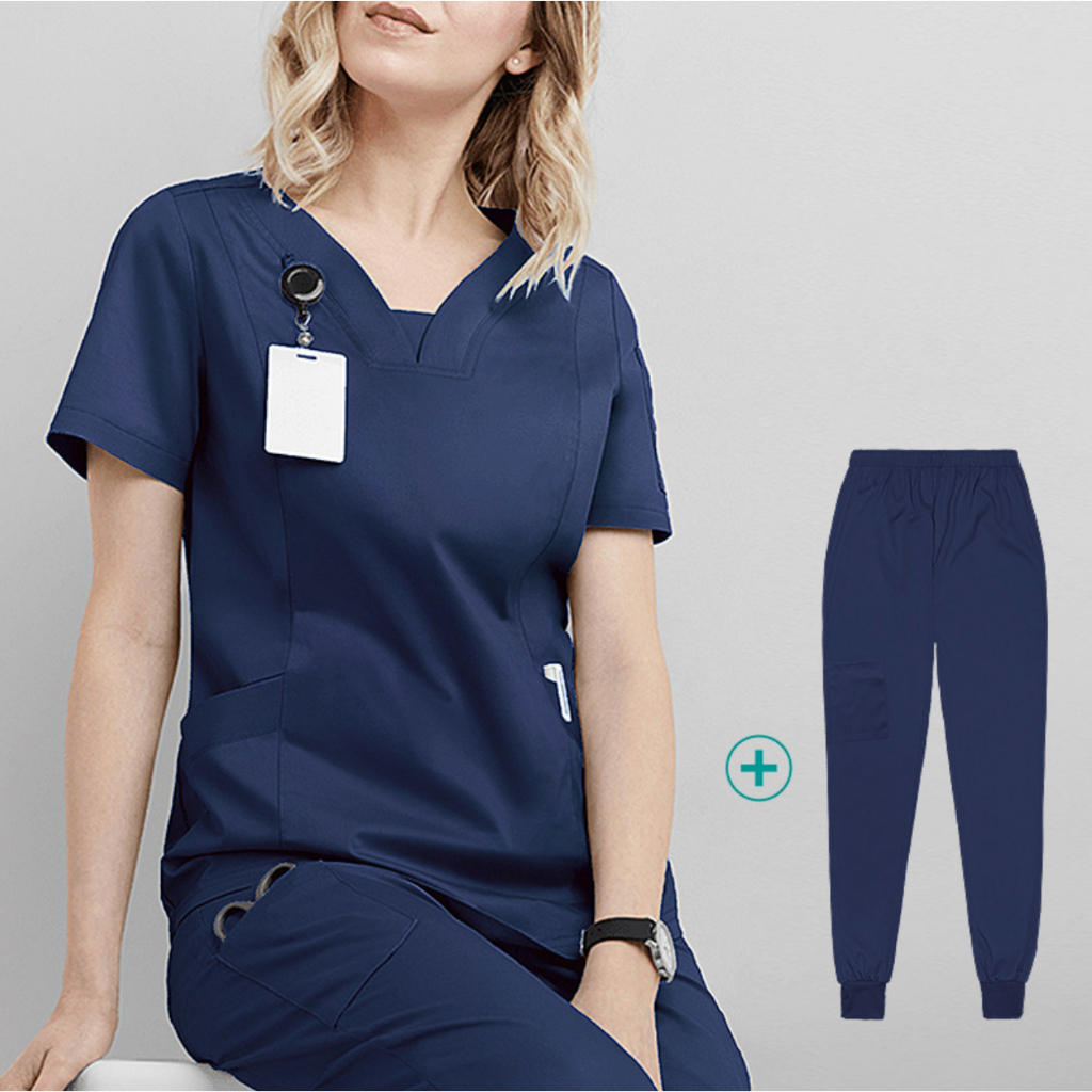 Scrub Suit Doctor Hand Wash Clothes Nurse Doctor's Inner Tops Pants ...