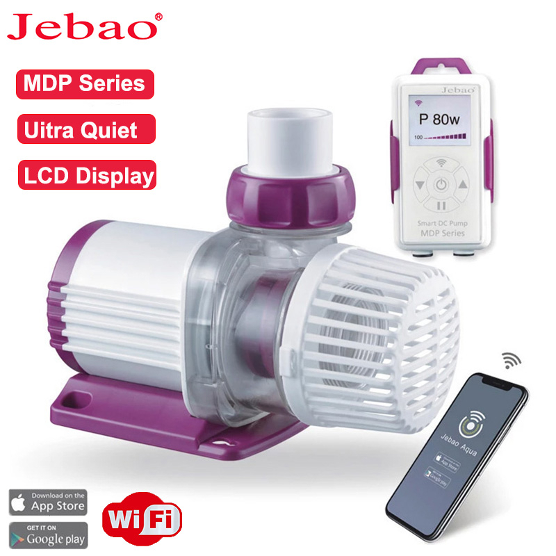 Jebao Smart LCD Display Water Pump With WiFi Control MDP5000 Quiet Wave Making Submersible For ...
