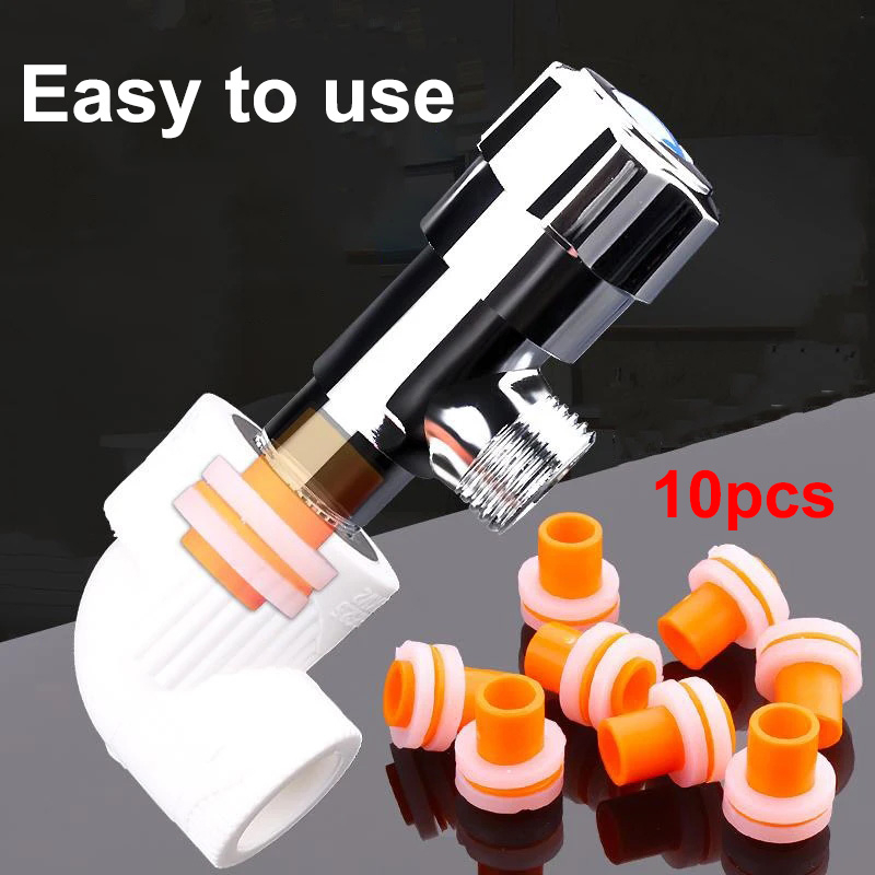 10 PPR Gasket Pipe Plug End BSP Threaded Pipe Fittings Free of Tape ...