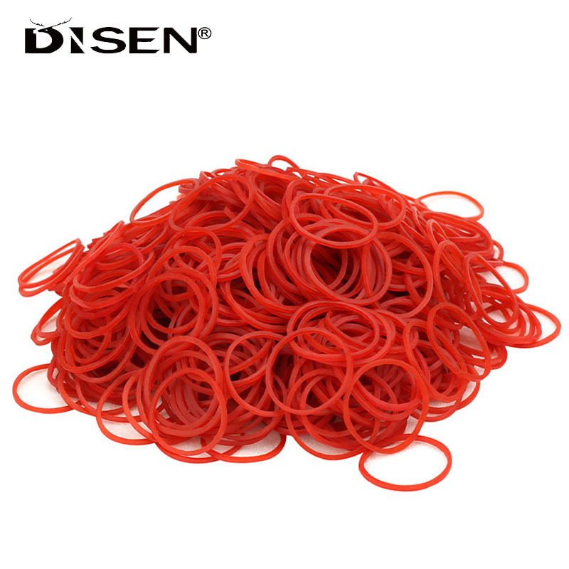 100-500Pcs Red High Elastic Rubber Bands Stretchable Rubber O-ring ...