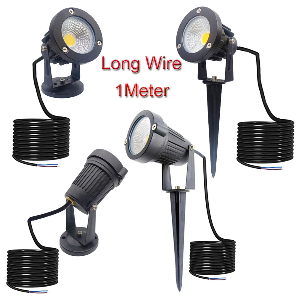 10W LED Landscape Lights With 1M Long Wire AC85-265V Landscape Lighting ...