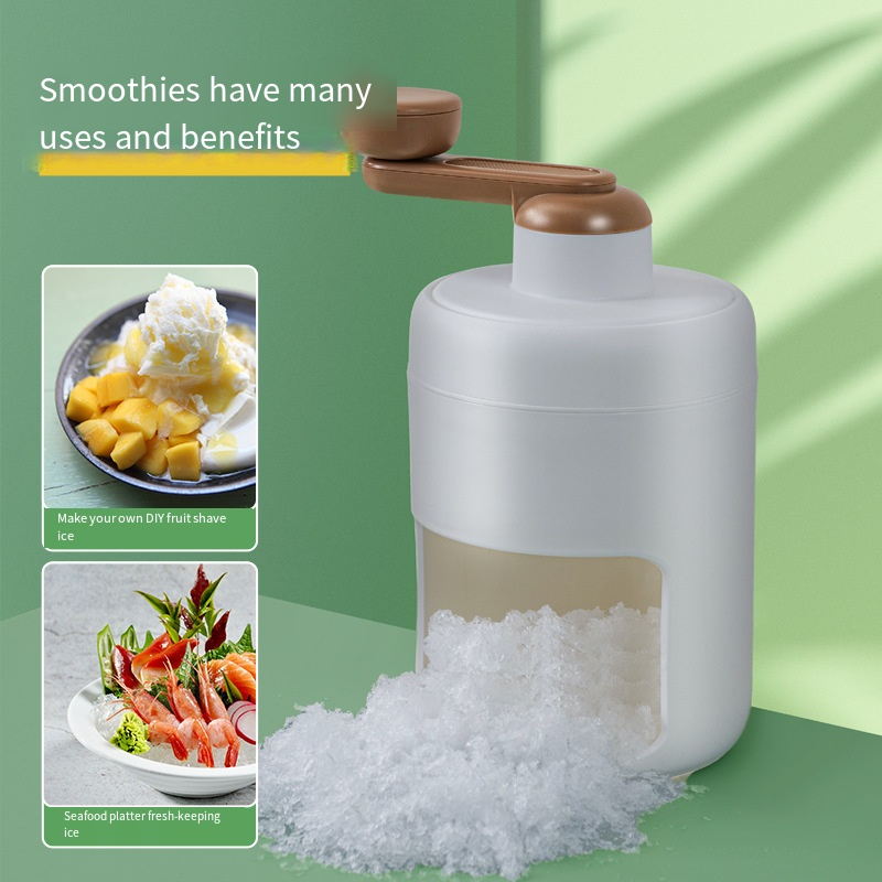 Shaved ice machine home small manual ice crusher hand-shake ice sand ...