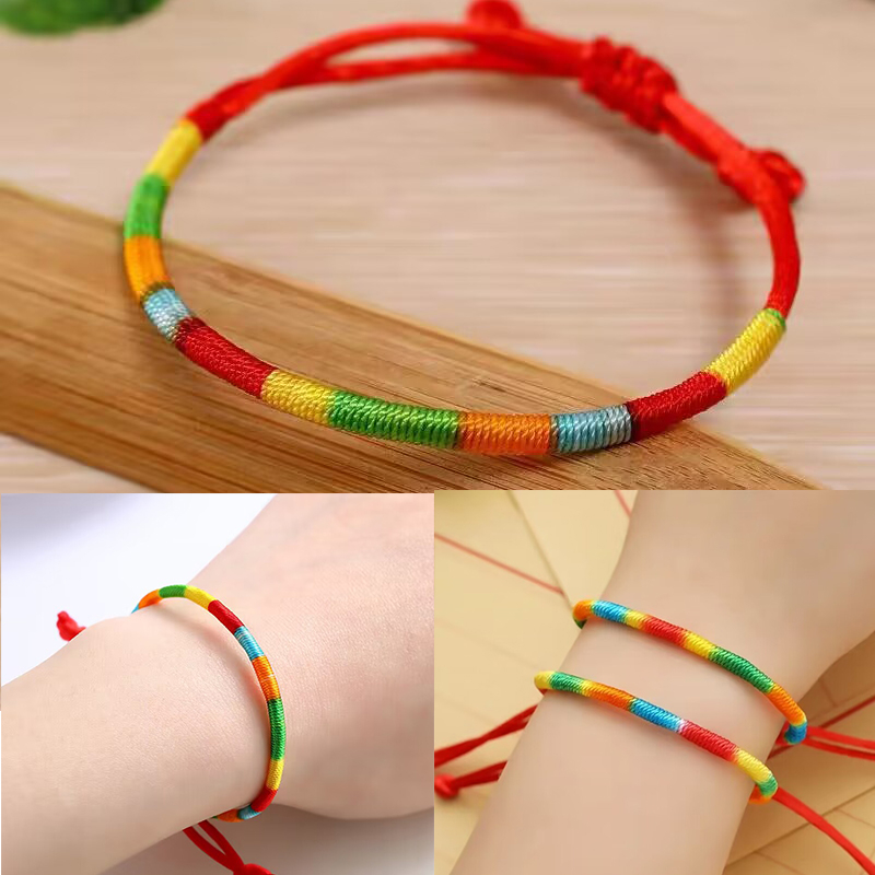 Dragon Boat Festival Five Color Thread Five Color Rope Lucky Transfer ...