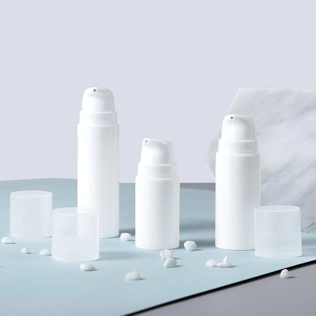 5/10/15ml Snap on Vacuum Bottle Airless Lotion Cream Pump Bottle ...