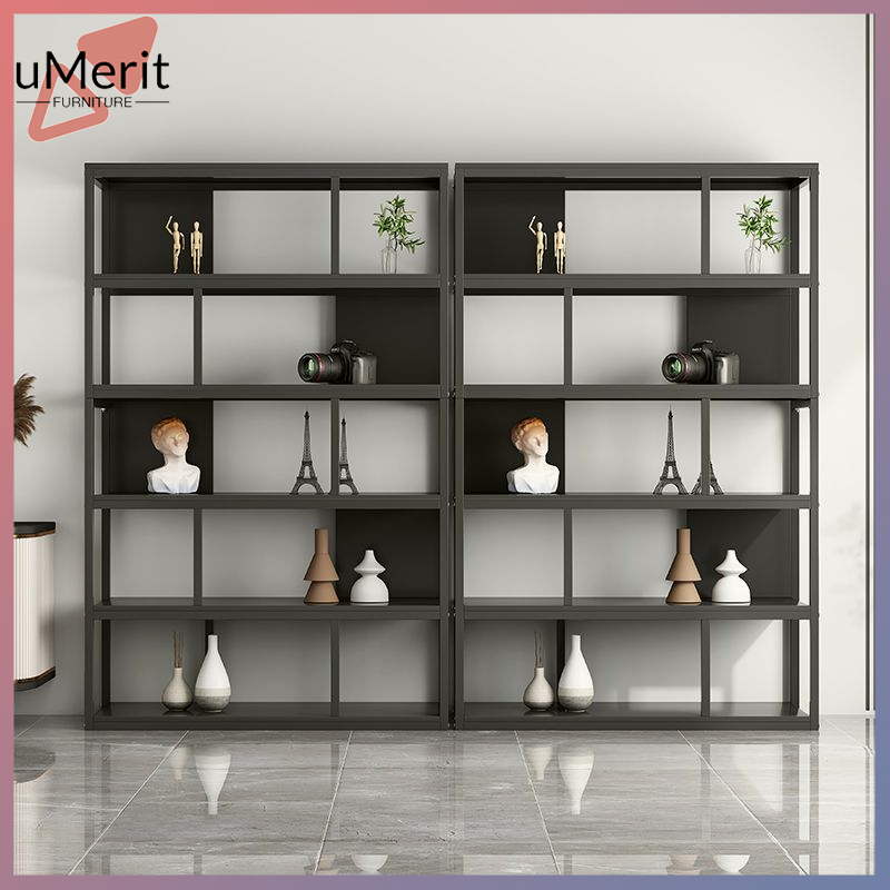 Living room rack floor-to-ceiling multi-layer storage against the wall ...