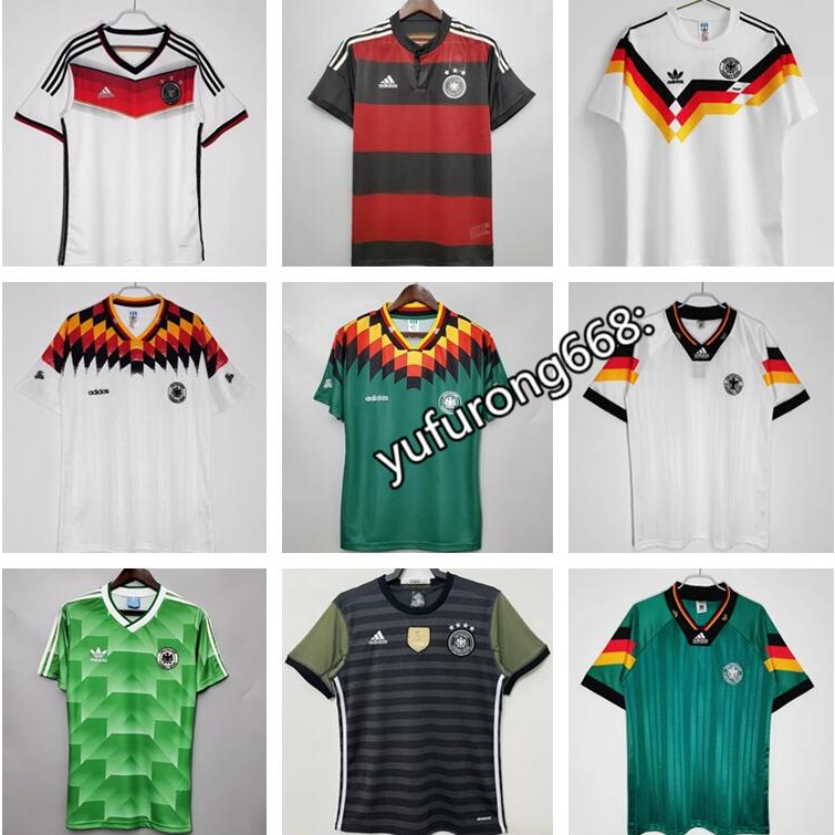 2014 German Retro Soccer Jersey 1990 1992 1994 Germanys home away ...