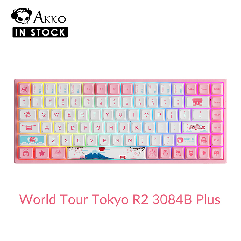 （New Version）Akko World Tour Tokyo R2 3084B Plus Multi-modes Wired ...