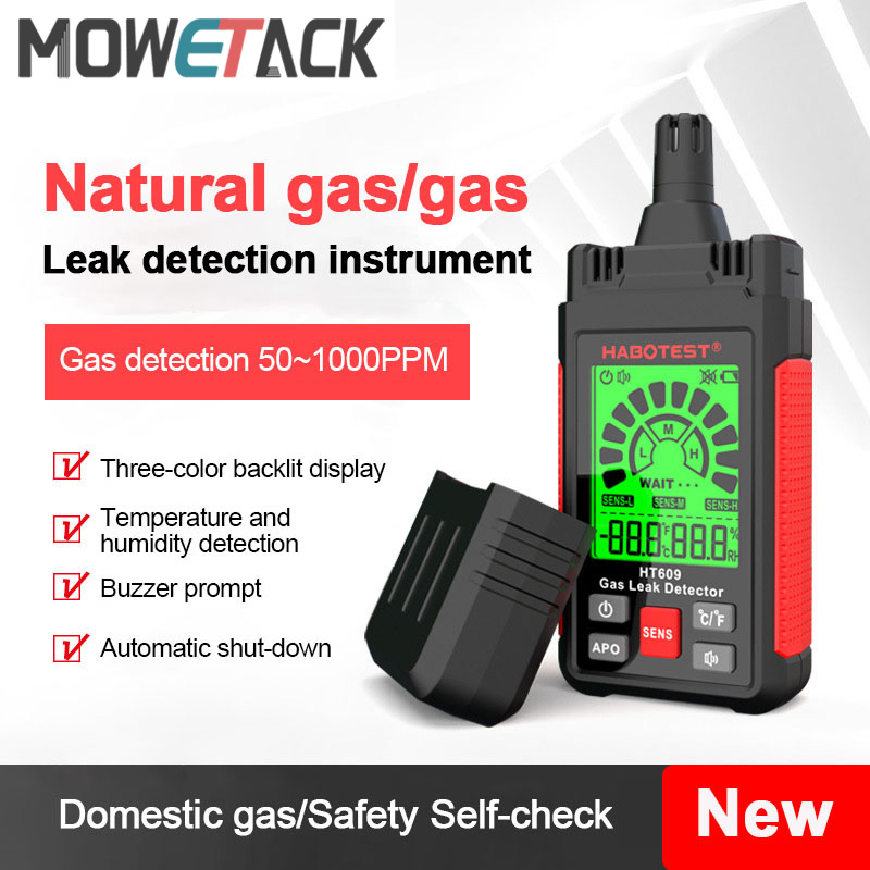 Handheld Portable Gas Leak Detector Waterproof Combustible Gases ...