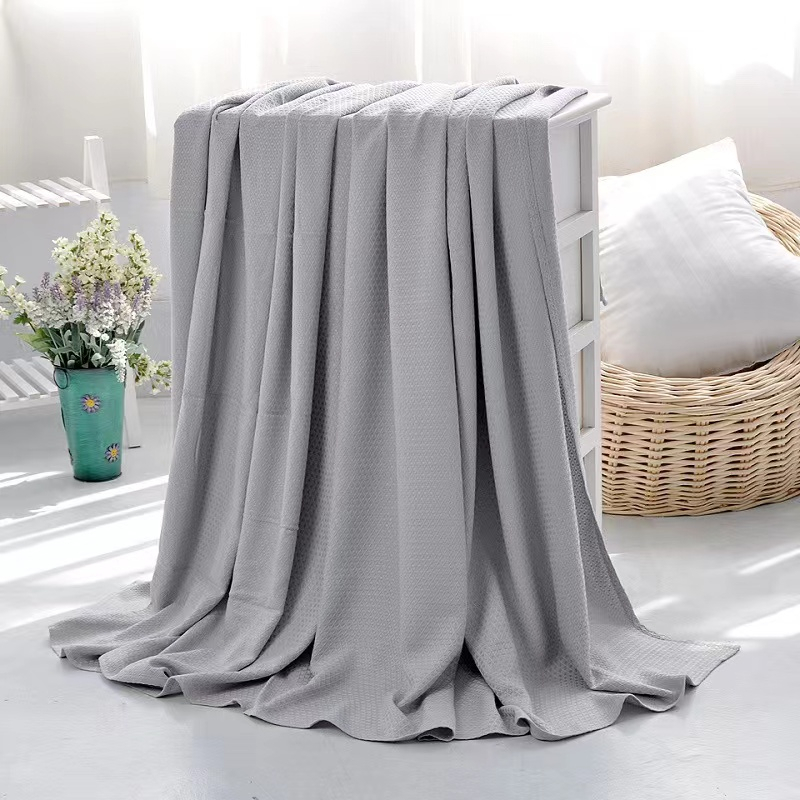 100% Organic Bamboo Fiber Soft Cooling Diamond Summer Blanket Breathable Throw 5 Sizes Avaliable ...