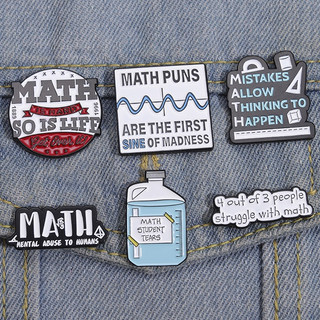 Cute Quotes Banner Enamel Pins Cartoon Colorful Slogan Brooches Badges ...