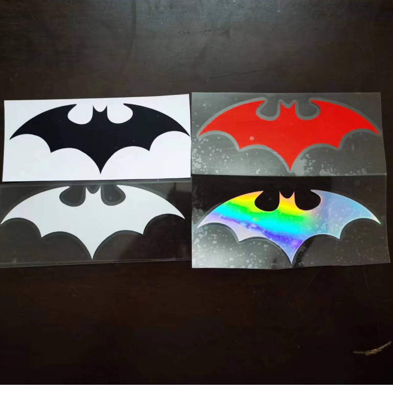 Batman Colorful Laser Reflective Sticker Electric Vehicle Motorcycle ...