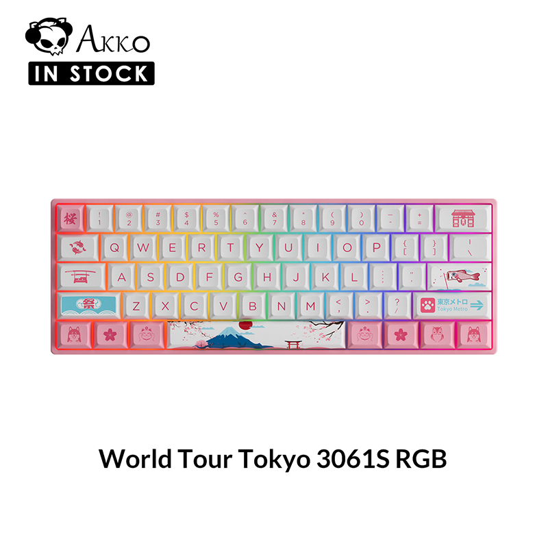 Akko World Tour Tokyo R1 3061S Hot-swappable Mechanical Gaming Keyboard ...