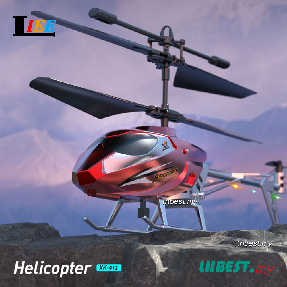 Alloy RC Helicopter Plane drone Boys Gift Toys USB Charging ...