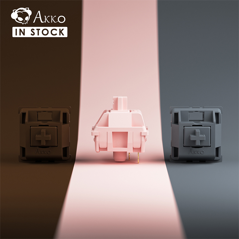 Akko Mechanical Keyboard Switches, 45pcs CS POM Stock Switch, 3-pins ...